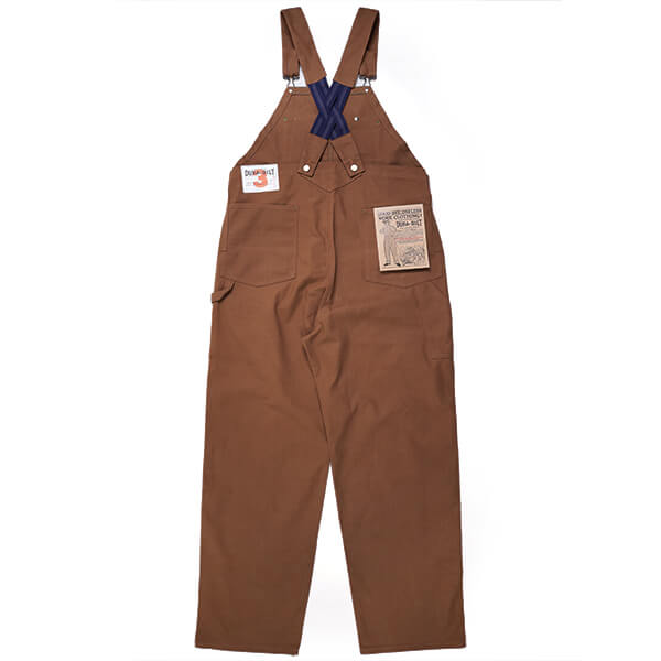 DURA-BILT “3 SERIES LOW BACK OVERALLS” ＜BROWN DUCK / 32-LB＞ | MASUYA