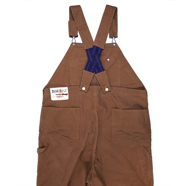 DURA-BILT “3 SERIES LOW BACK OVERALLS” ＜BROWN DUCK / 32-LB＞ | MASUYA